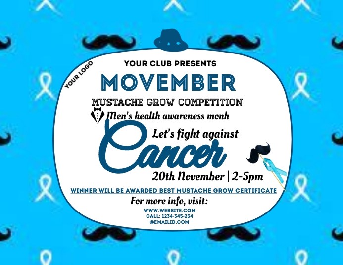 movember,movember cancer awareness month (2) Template | PosterMyWall