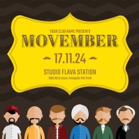 Movember Instagram Post Template | PosterMyWall