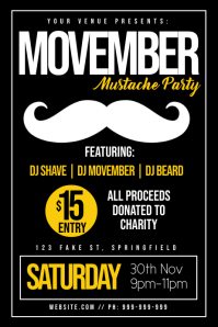 Movember Template | PosterMyWall