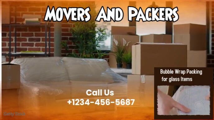 Movers And Packers Video Ads free template | PosterMyWall