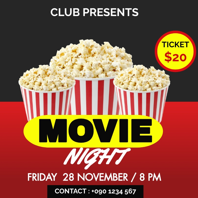 MOVIE Template | PosterMyWall