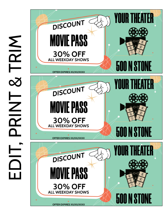 Copy of MOVIE DISCOUNT | PosterMyWall