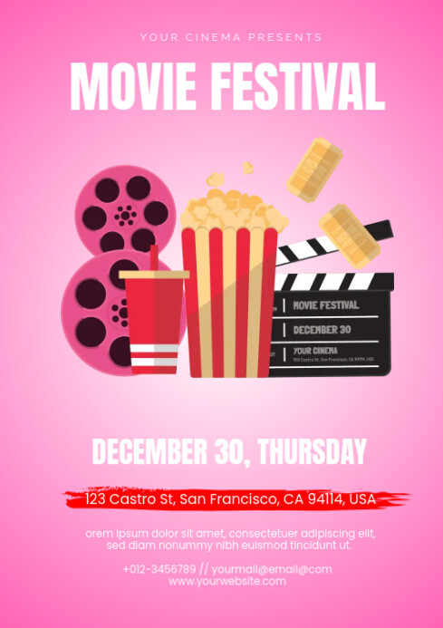 Movie Festival Template | PosterMyWall