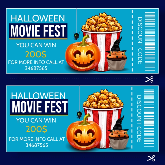 Copy of Movie film gift voucher | PosterMyWall