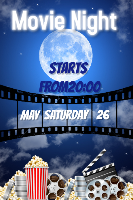 Movie Template | PosterMyWall