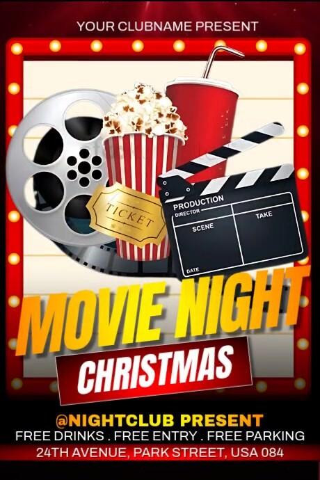 Copy of Movie Night Ads | PosterMyWall