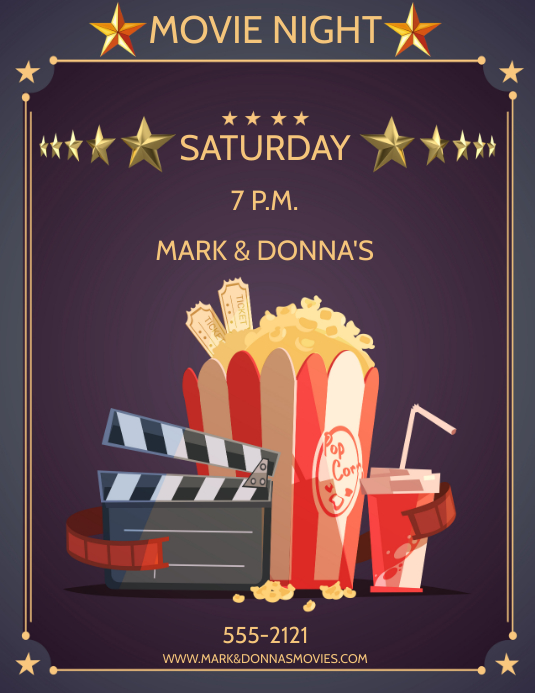 MOVIE NIGHT Template | PosterMyWall
