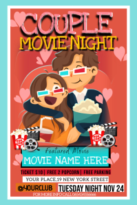 MOVIE NIGHT Template | PosterMyWall
