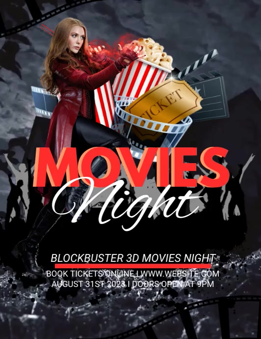 movie night Template | PosterMyWall