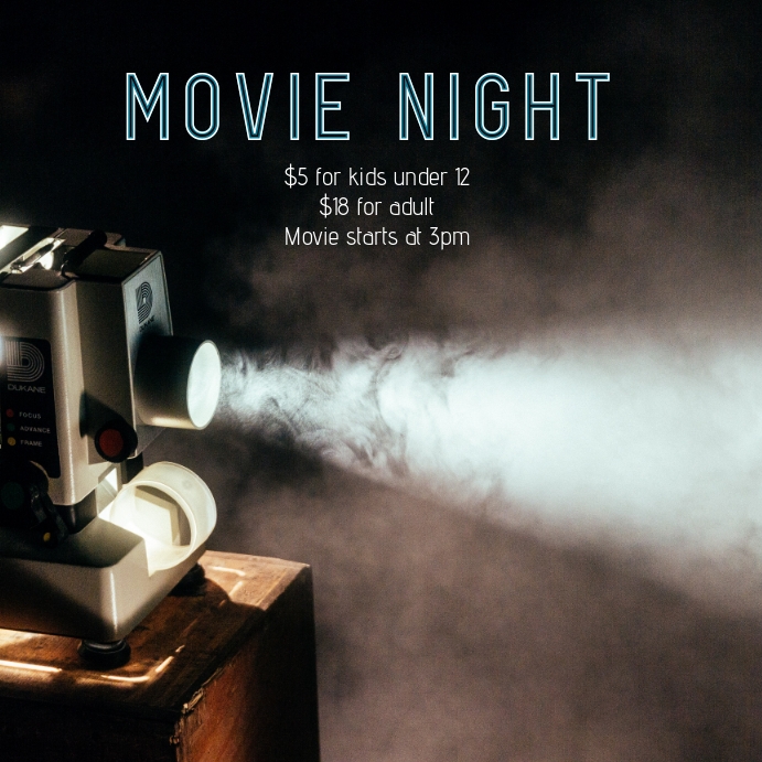 Movie Night Template | PosterMyWall