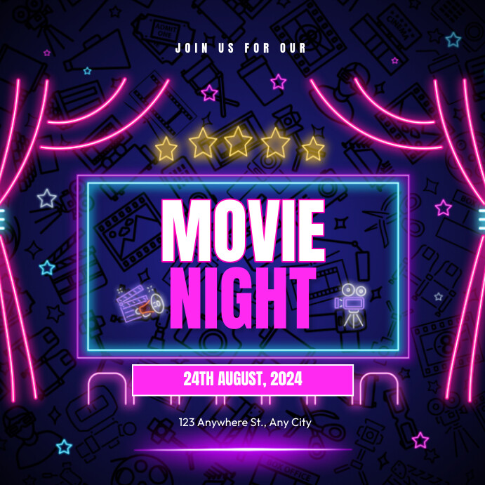 movie night Template | PosterMyWall
