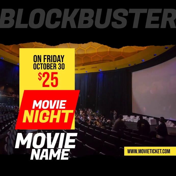 Movie Night Offer Template | PosterMyWall