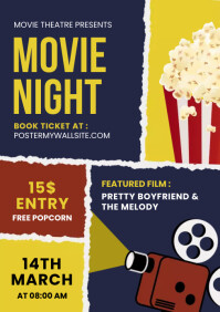 Movie Night Ads Template | PosterMyWall