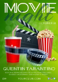 Movie Night Poster Template | PosterMyWall