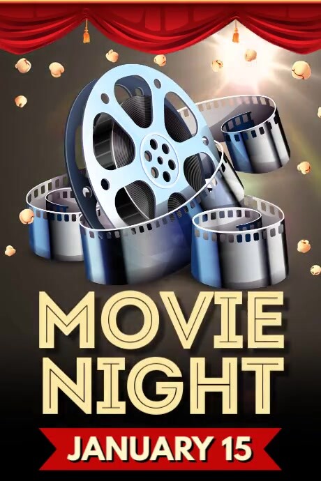 Movie Night Video Ads Template | PosterMyWall