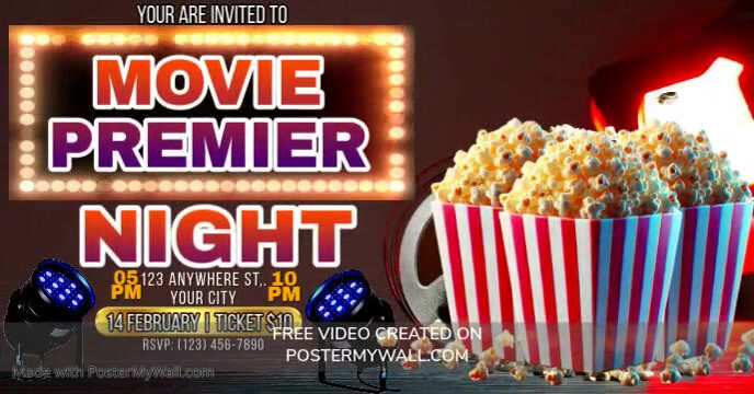 Movie Premier Night Template | PosterMyWall