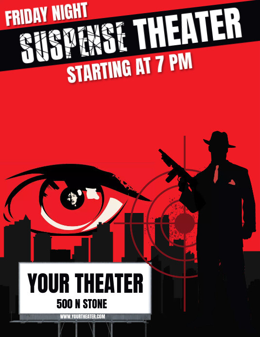 MOVIE THEATER PROMO Template | PosterMyWall