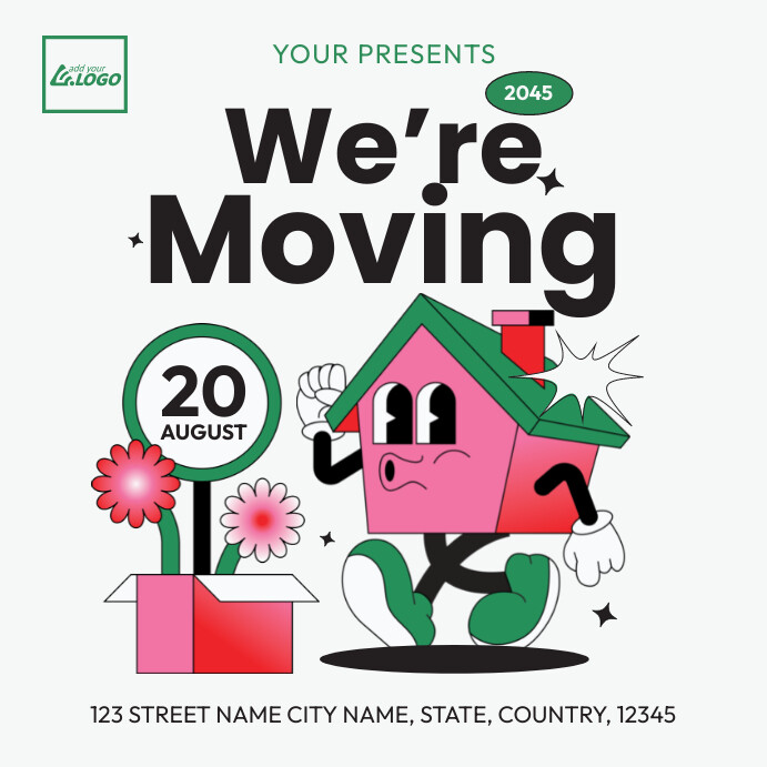 Copy of Moving Announcement Ad Template | PosterMyWall