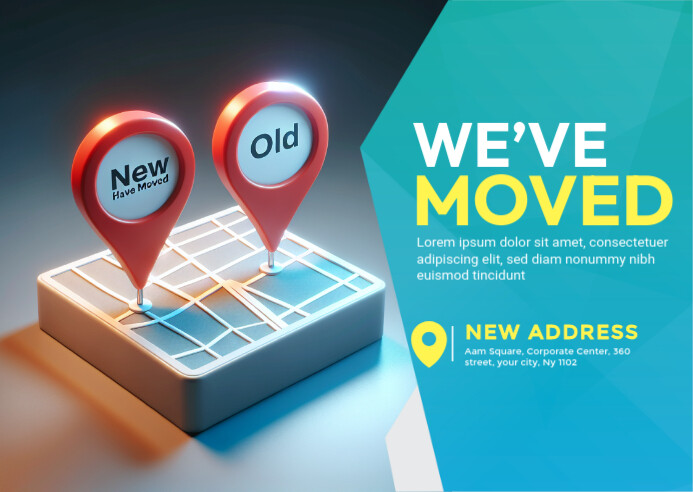Copy of Moving Announcement Ads | PosterMyWall