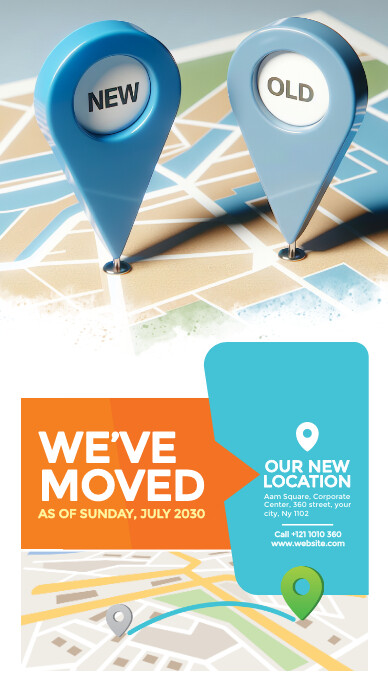 Moving Announcement Ads Template | PosterMyWall