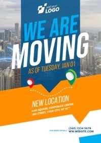 Moving Announcement Ad Template | PosterMyWall