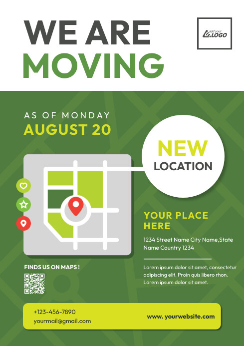 Plantilla de Moving Announcement Flyer | PosterMyWall