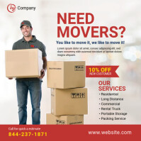 Moving Company Service Instagram Post Ad Template | PosterMyWall