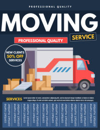Moving Company Service Flyer Poster Template | PosterMyWall