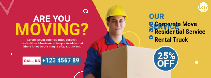 Copy of Moving service facebook cover | PosterMyWall