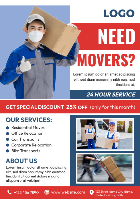 Moving Service Flyer Template | PosterMyWall