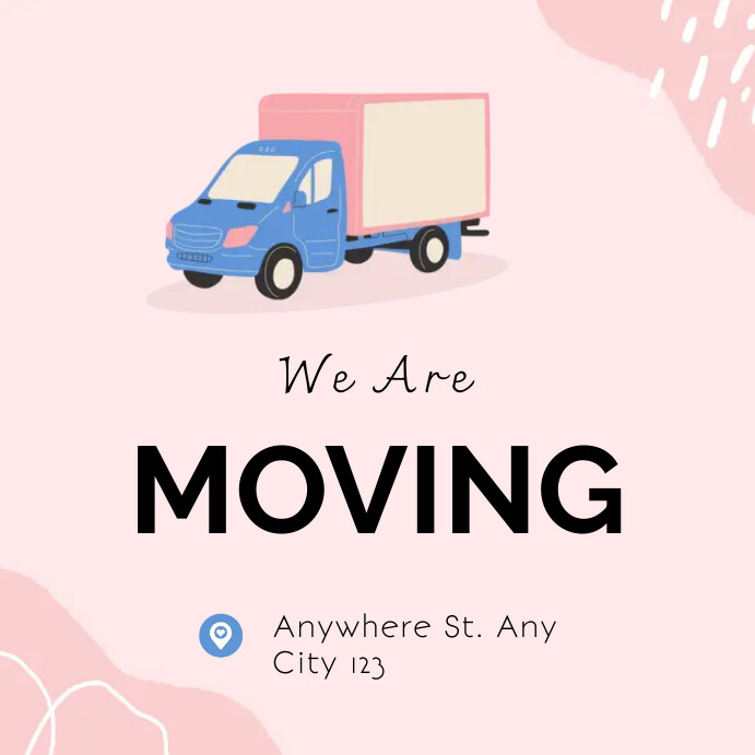 Plantilla de Moving Templates or traveling templates | PosterMyWall