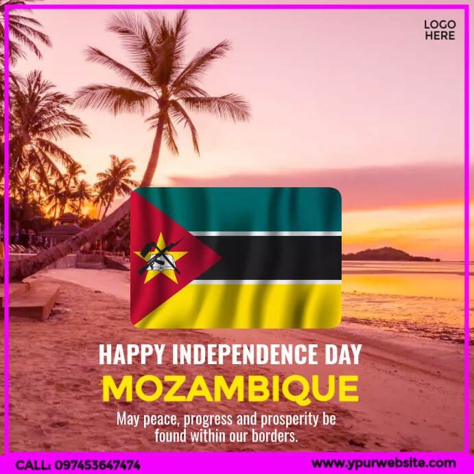 Mozambique Day Template | PosterMyWall
