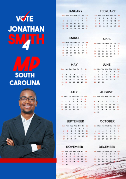 MP aspirant A3 calendar poster Template | PosterMyWall