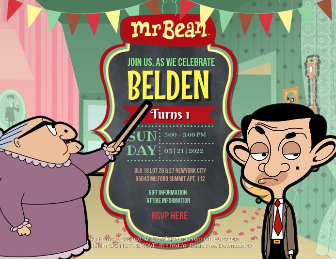 Copy of Mr Bean | PosterMyWall