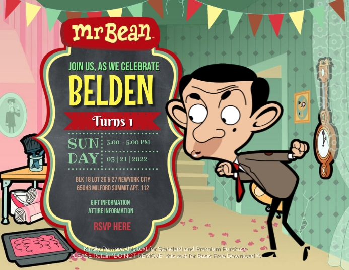 Mr Bean Template | PosterMyWall