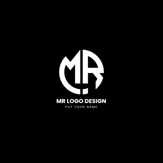 MR Logo Design Logo Template | PosterMyWall