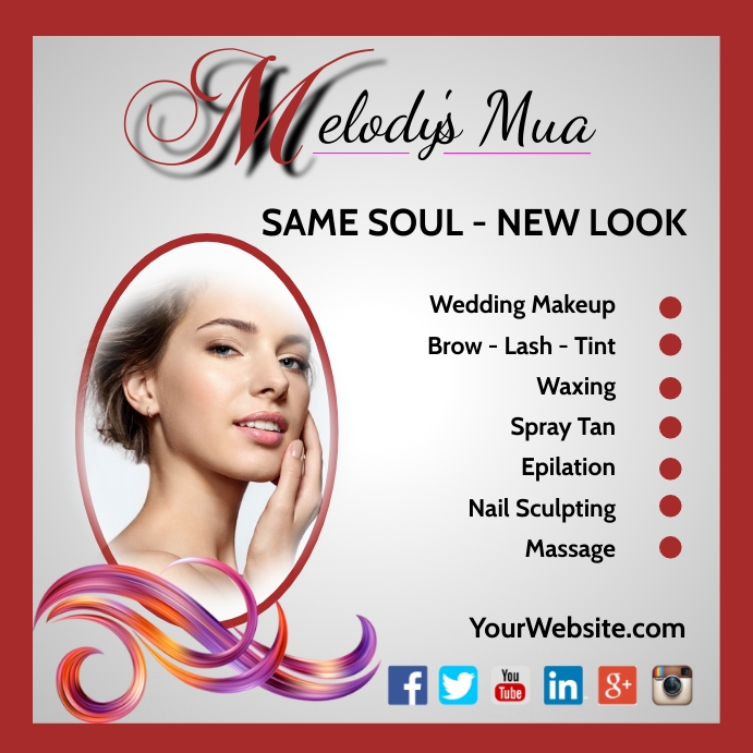 Mua Beauty Template | PosterMyWall