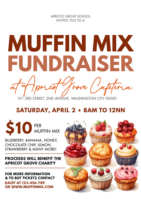 Muffin Mix Template | PosterMyWall