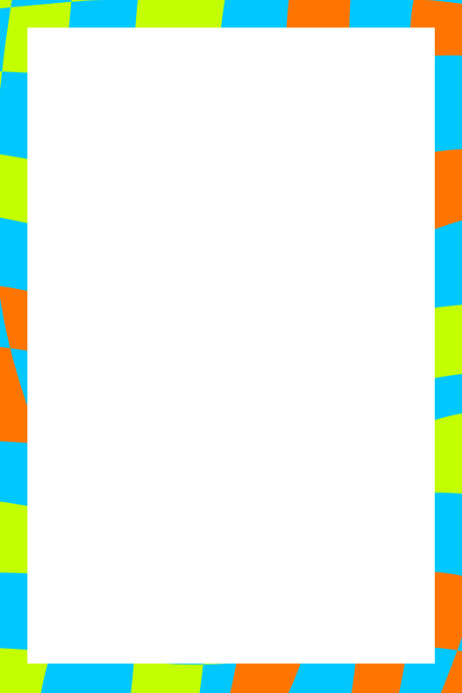 Multicolour Poster Frame Page Border Templat | PosterMyWall