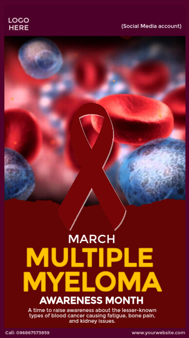 Multiple Myeloma Awareness Month Design Templat | PosterMyWall