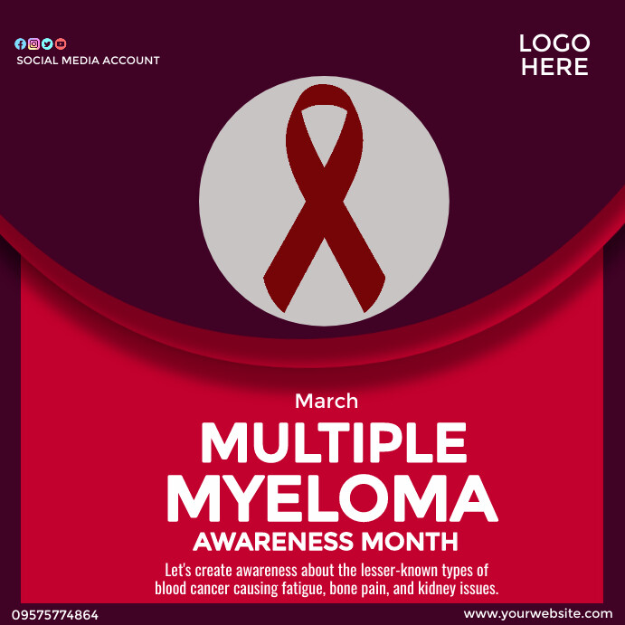 Multiple Myeloma Awareness Month Template | PosterMyWall