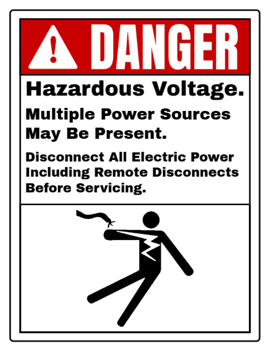 Copy of Multiple Power Sources Sign Flyer Template | PosterMyWall