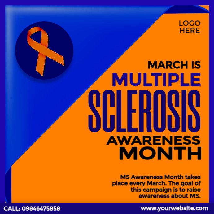 Multiple Sclerosis Awareness Month Templat | PosterMyWall