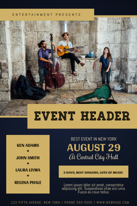 Copy of Multipurpose Event Flyer Template | PosterMyWall