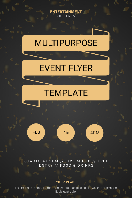 Multipurpose Event Flyer Template | PosterMyWall