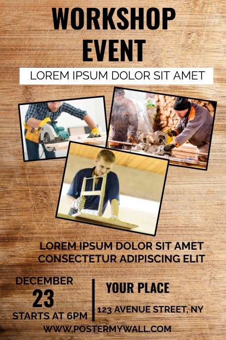 Multipurpose Workshop Course Flyer Design Template | PosterMyWall