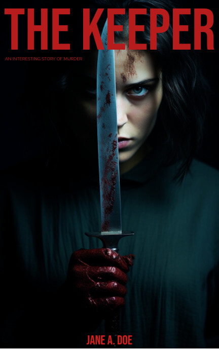 Murder Mystery Book Cover serial killer (1) Template | PosterMyWall