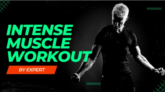 muscle workout thumbnail Template | PosterMyWall