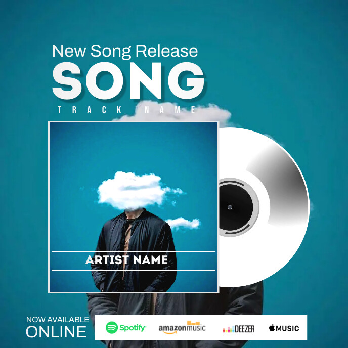 music album cover design, album cover art tem Template | PosterMyWall