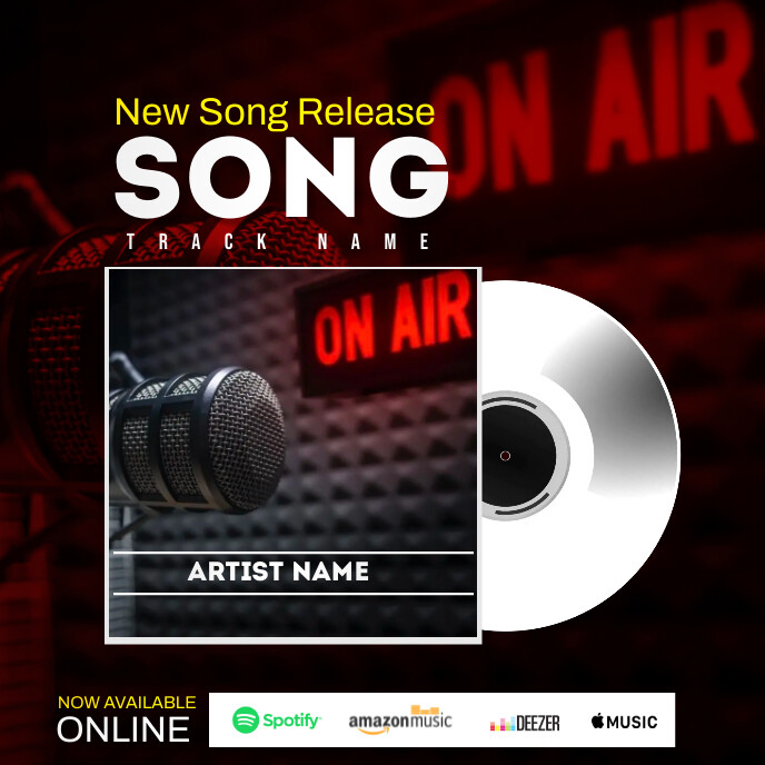 Music album cover design, albums art cover de Template | PosterMyWall